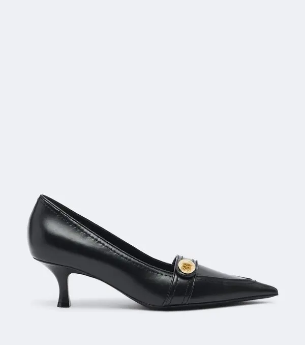 Burberry Cotswolds Leather Pumps