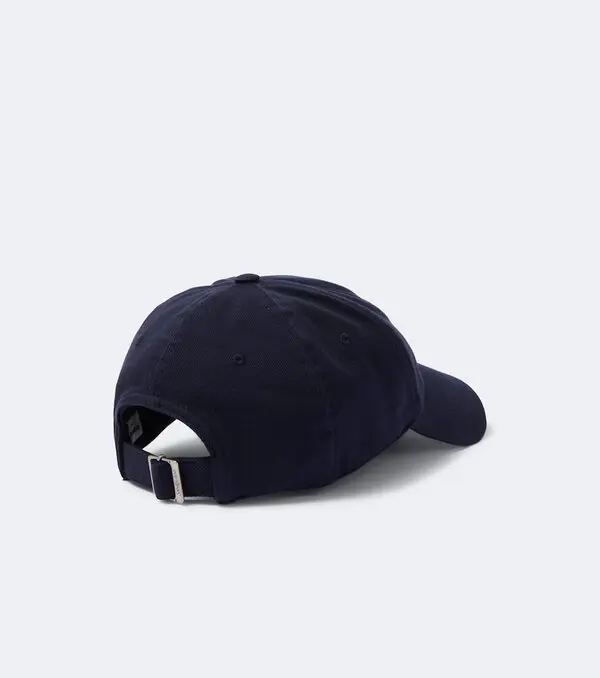 Saint Laurent Logo Cotton Gabardine Baseball Cap