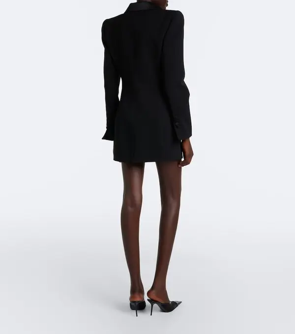 Saint Laurent Wool Blazer Dress