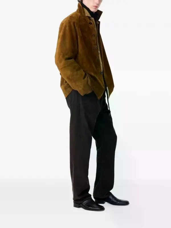 Studio Nicholson Bowe Suede Jacket - Brown
