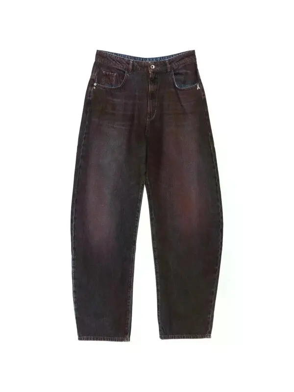 Patrizia Pepe Barrel-leg Jeans - Blue
