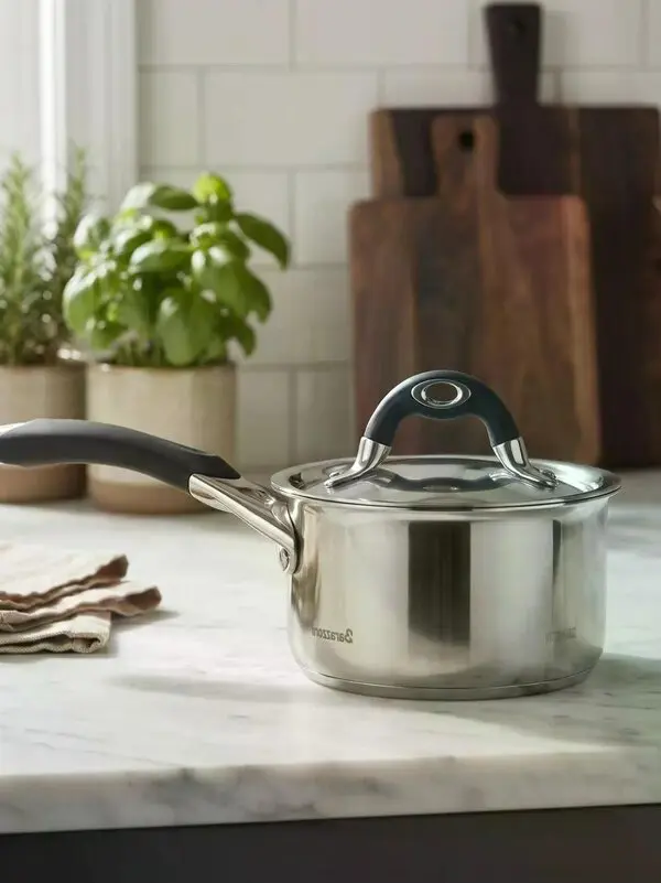BIALETTI Avorio Long-handle Saucepan