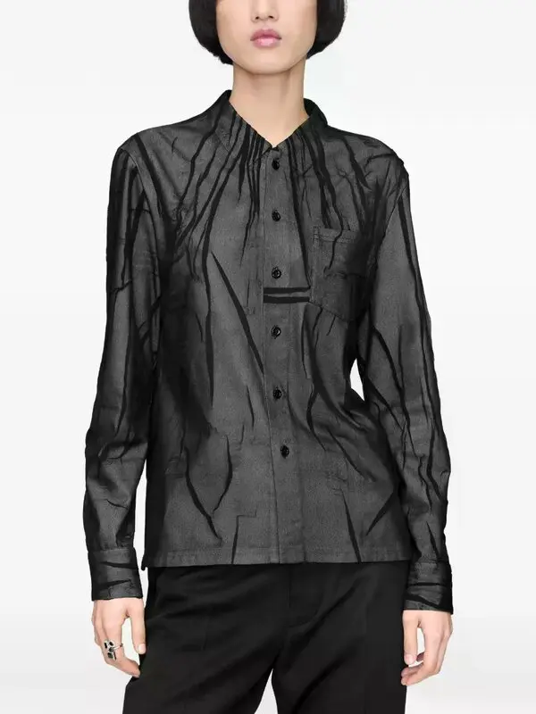 MAISON MARGIELA Creased Double-layer Shirt