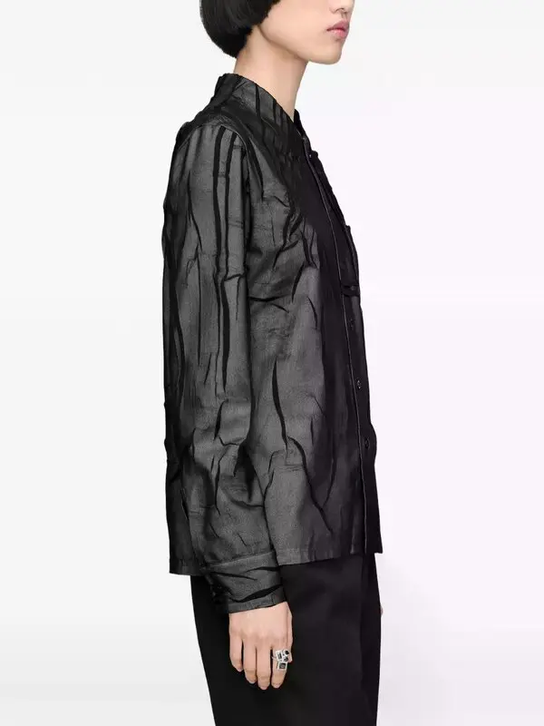 MAISON MARGIELA Creased Double-layer Shirt