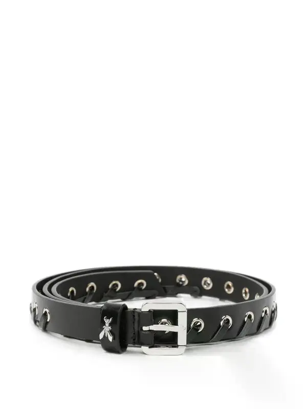 Patrizia Pepe Logo-detail Belt - Black