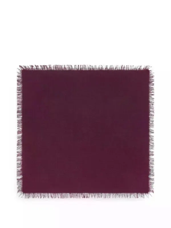 Eric Bompard Mini Fringed Twill Scarf