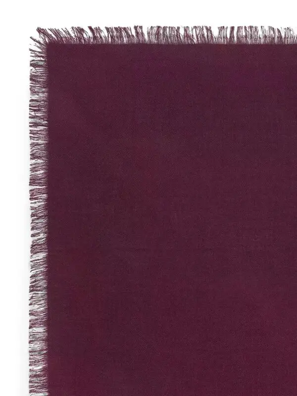 Eric Bompard Mini Fringed Twill Scarf