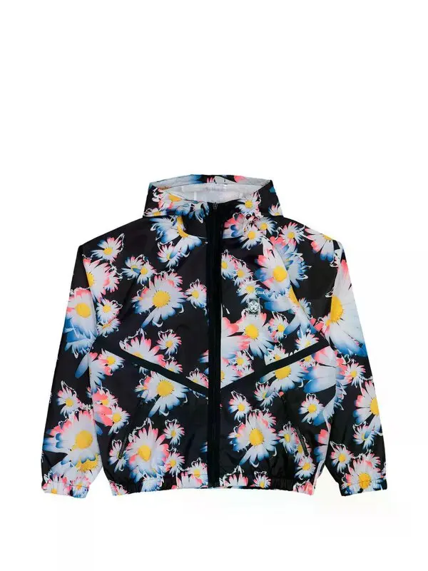 Nike Peaceminusone Anthem Floral-print Jacket - Black