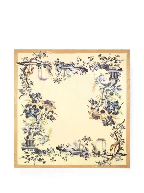 Etro Floral Jacquard Shawl