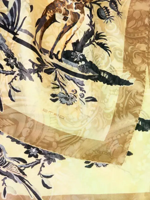 Etro Floral Jacquard Shawl