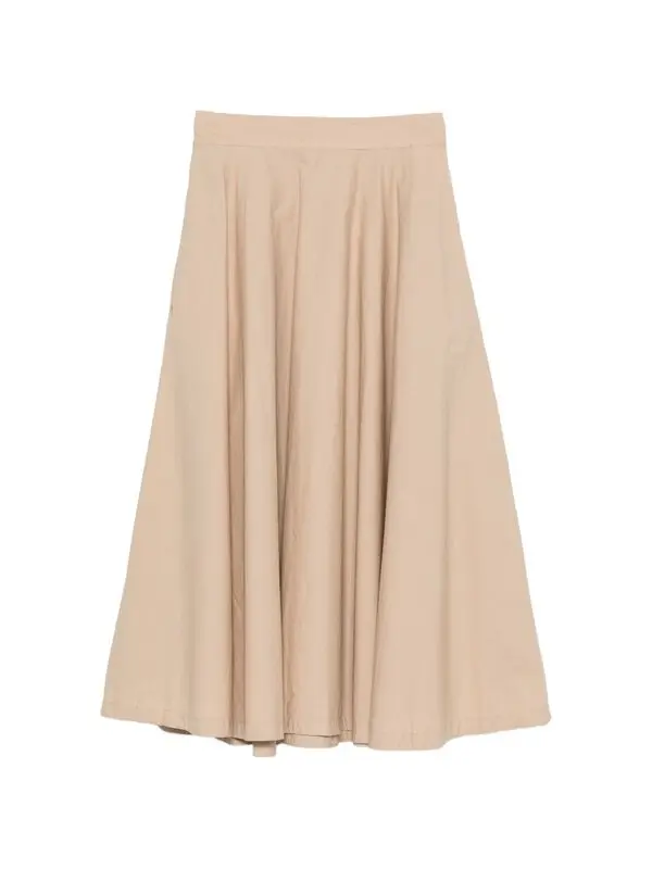 WHITE SAND Cotton Long Skirt