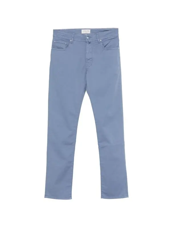 Jacob Cohen Cotton Blend Slim Trousers