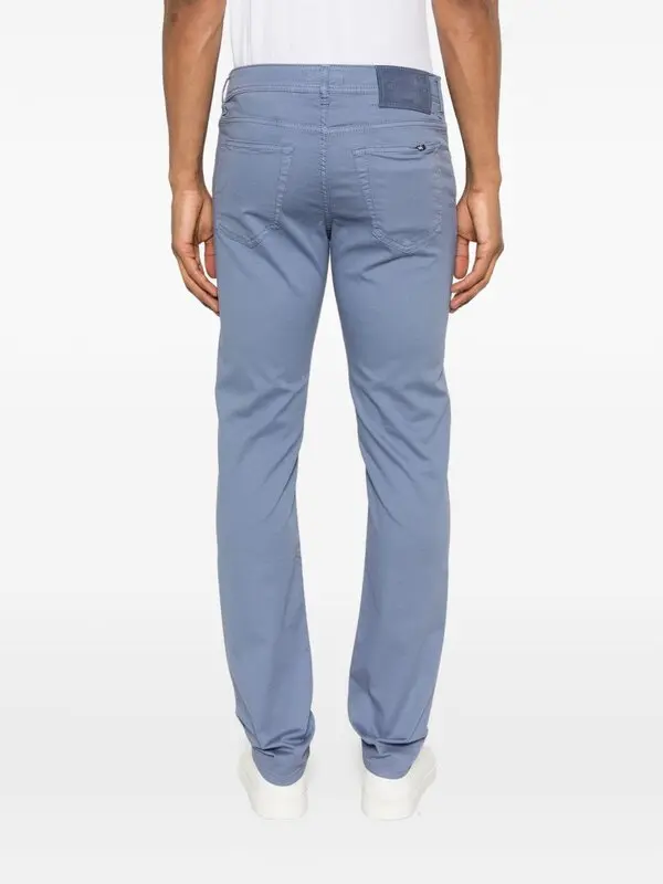 Jacob Cohen Cotton Blend Slim Trousers