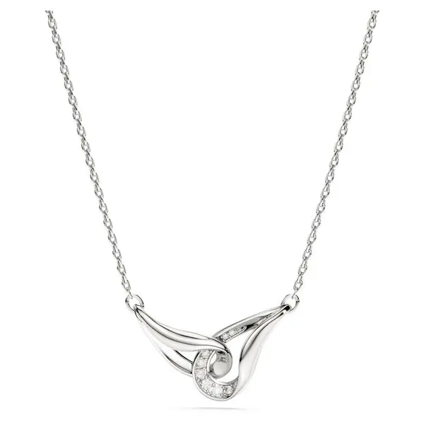 SWAROVSKI Classica Interlocking Link Pendant Necklace - White