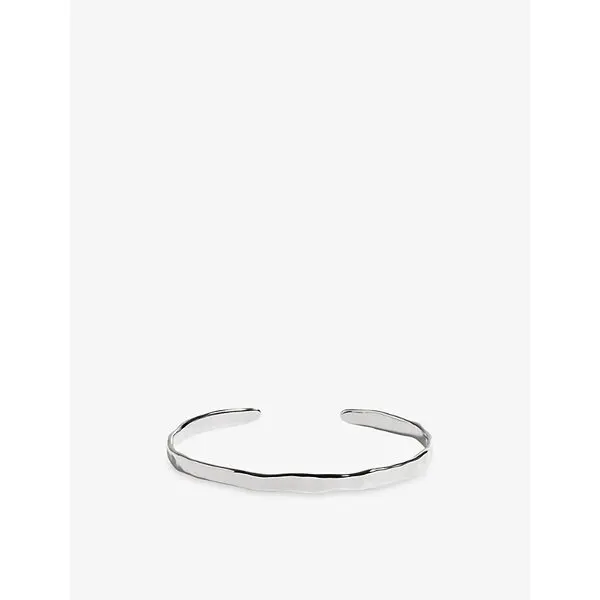 Monica Vinader Siren Muse Slim Sterling- Bracelet Cuff - Silver