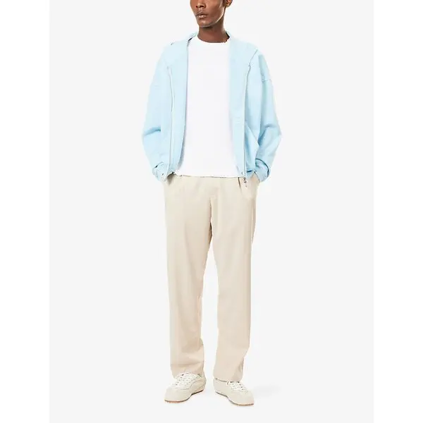 SUMMIT Tailored Cotton And Wool-blend Trousers