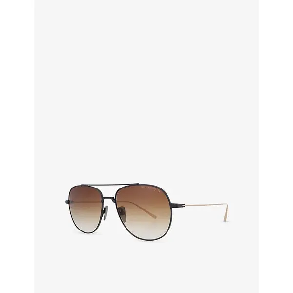 Dita D4000440 Artoa 79. Pilot-frame Metal Sunglasses
