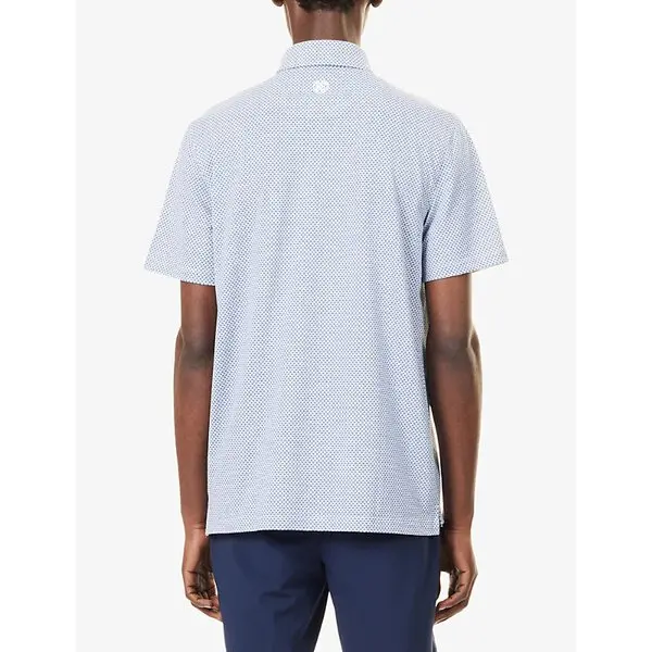 G/fore Mosaic All Play Stretch-cotton Polo Shirt