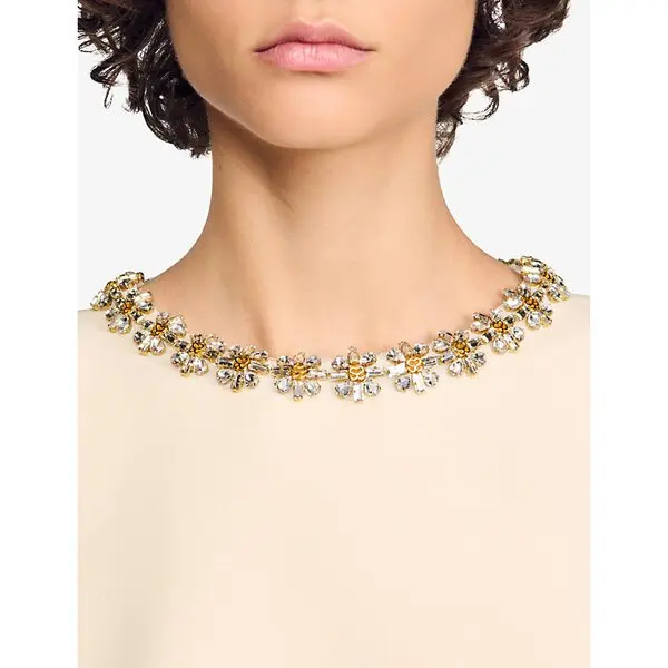 Sandro Sleeveless Jewel Embellished Mini Dress - Vanilla