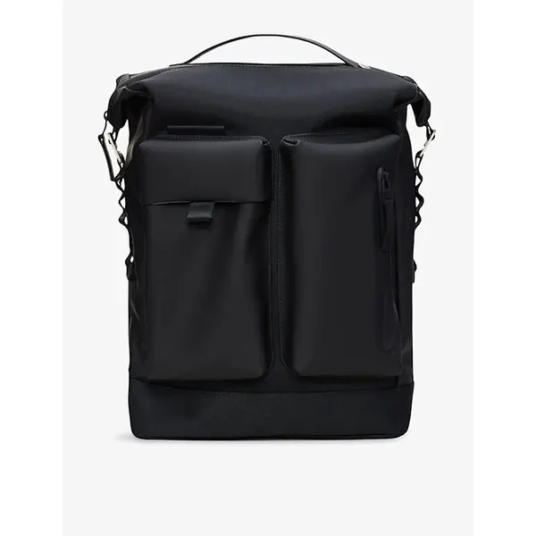 Rains Otaru Coated Backpack - Black