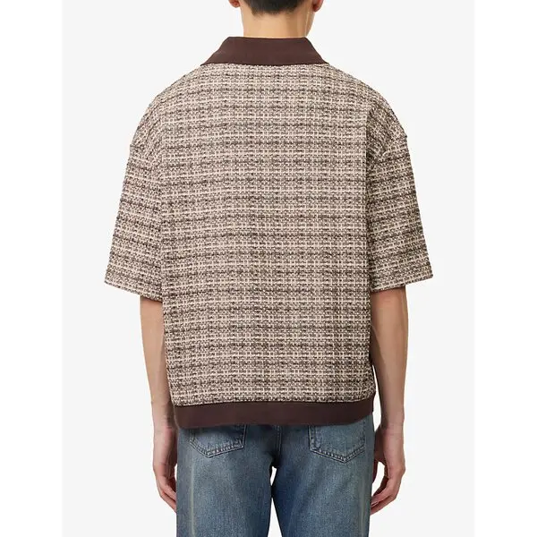 ONLY THE BLIND Como Logo-embroidered Knitted Polo Shirt
