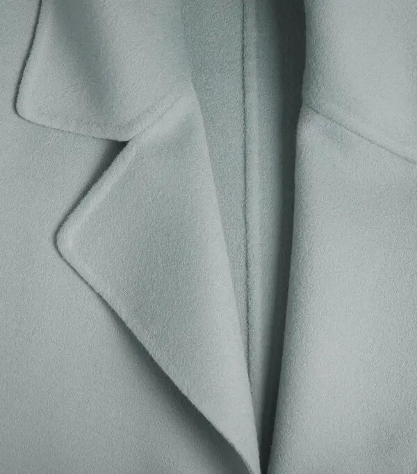 Fabiana Filippi Wool Belted Coat With Embellishment