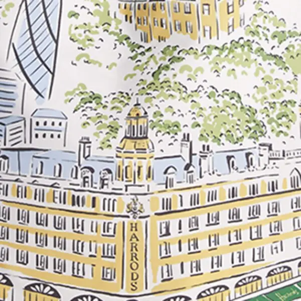 Harrods City Stories Pocket Shopper Bag