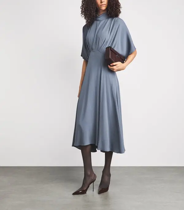 Agnona Draped Kimono Maxi Dress