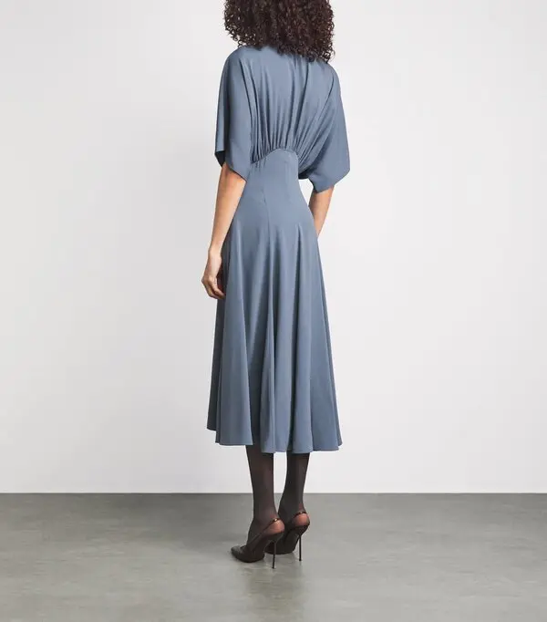 Agnona Draped Kimono Maxi Dress