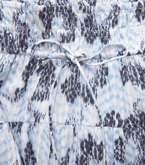 Ulla Johnson Cotton-blend Lyria Midi Dress - Blue