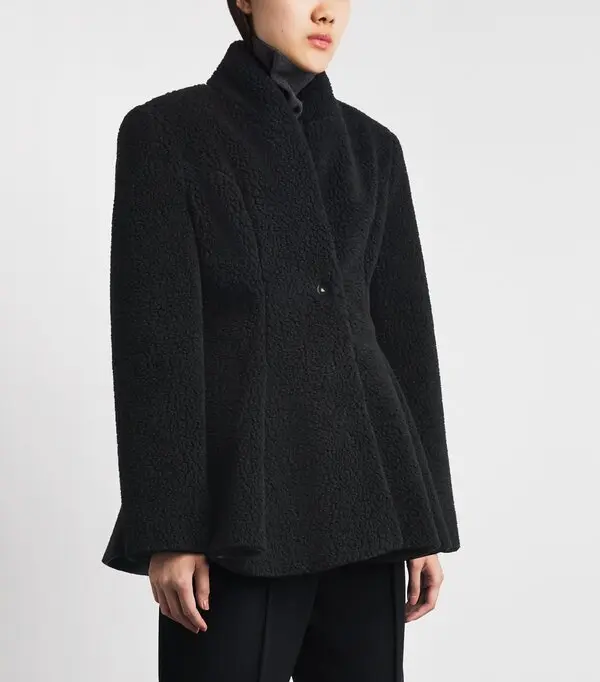 Stella McCartney Plush Peplum Jacket