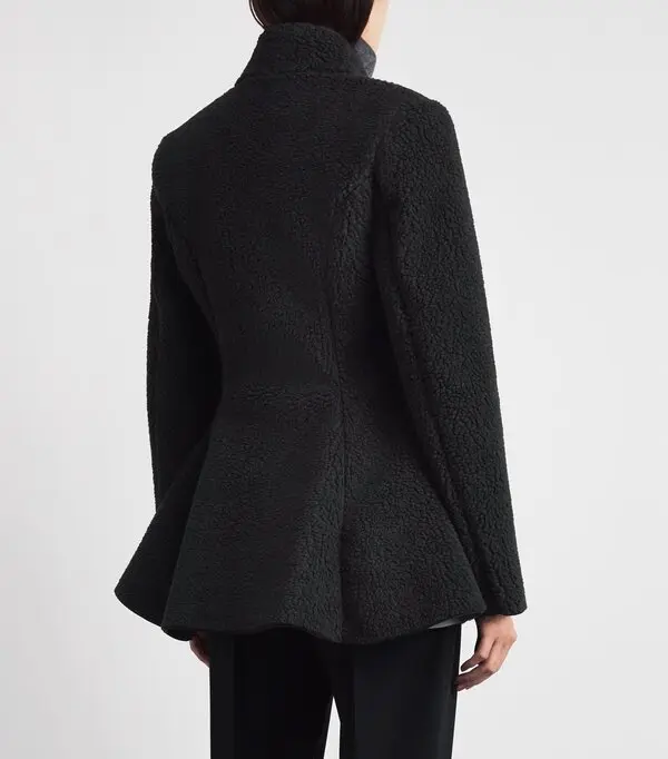 Stella McCartney Plush Peplum Jacket