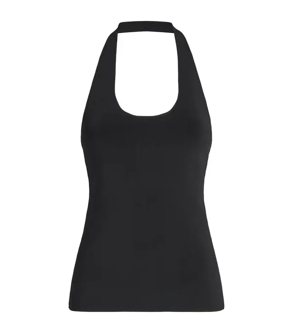 Theory Ribbed Halterneck Top