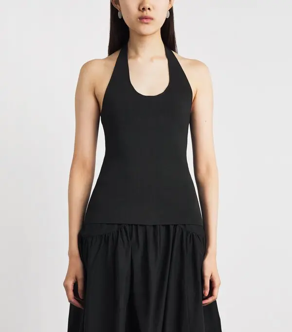 Theory Ribbed Halterneck Top
