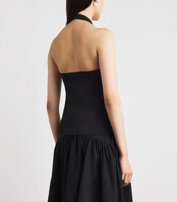 Theory Ribbed Halterneck Top