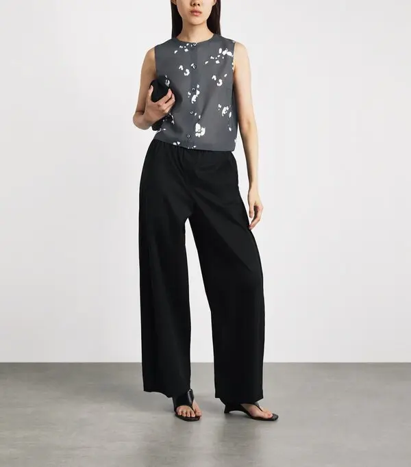 Theory Shell Printed Top