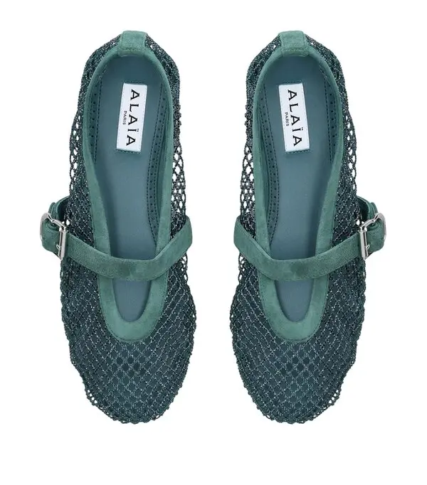 Alaïa Mesh Ballet Flats