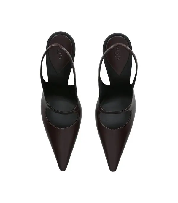 Alaïa Leather Drop Slingback Pumps 90