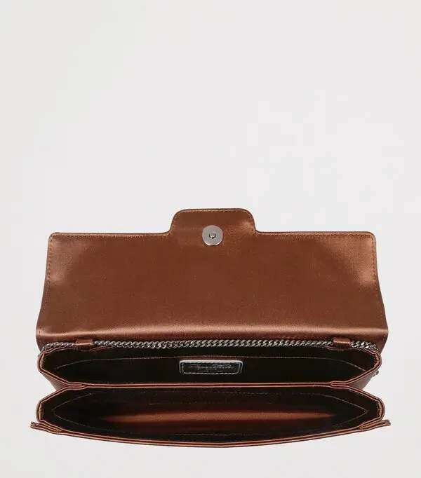 ROGER VIVIER Satin Efflorescence Envelope Clutch Bag