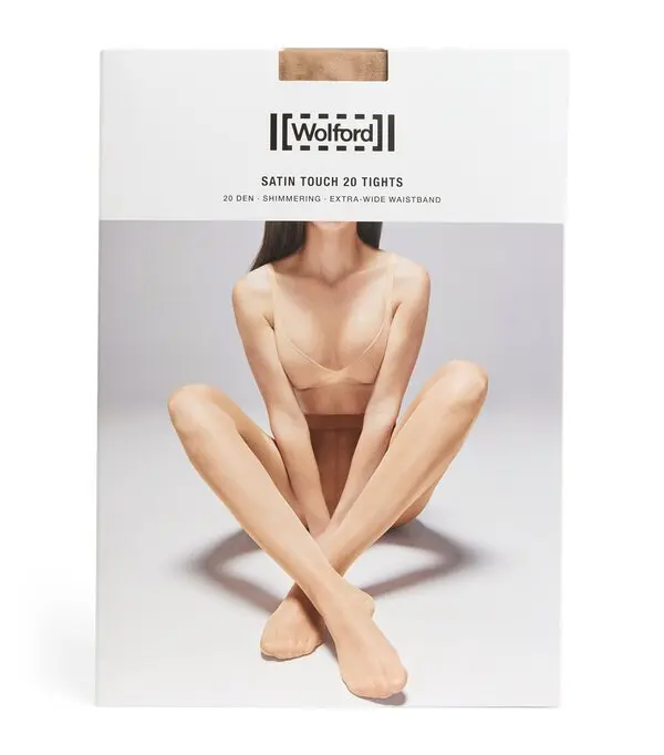 Wolford Satin Touch 20 Tights - Brown