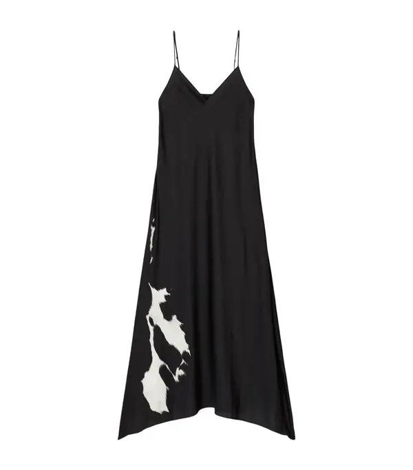 ALLSAINTS Leona Maxi Slip Dress - Black