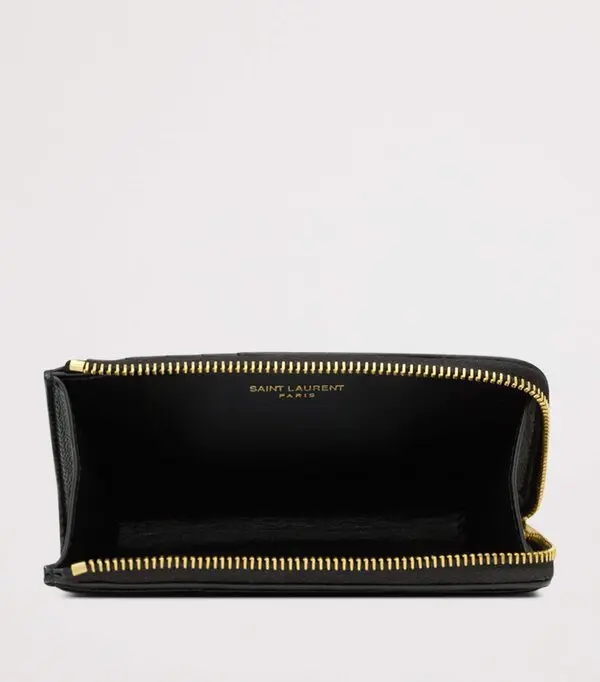 Saint Laurent Leather Jamie Card Case