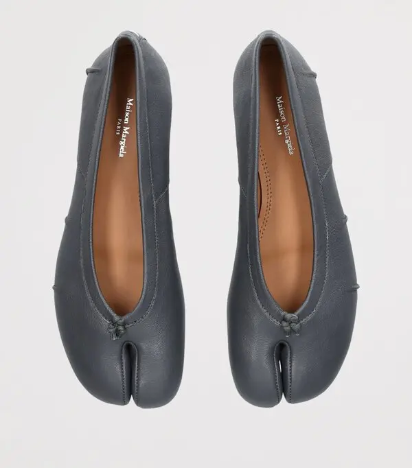 MAISON MARGIELA Leather Tabi Ballet Flats