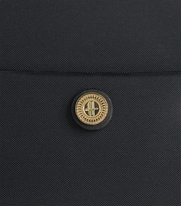 Harrods Jetsetter Nylon Tote Bag With Leather Trim