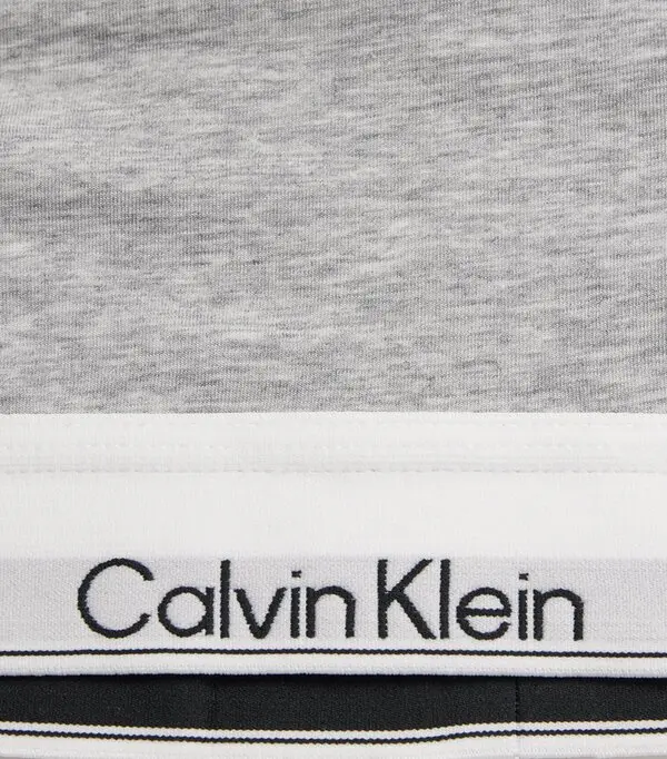 Calvin Klein Cotton-blend Icon Unlined Bralette