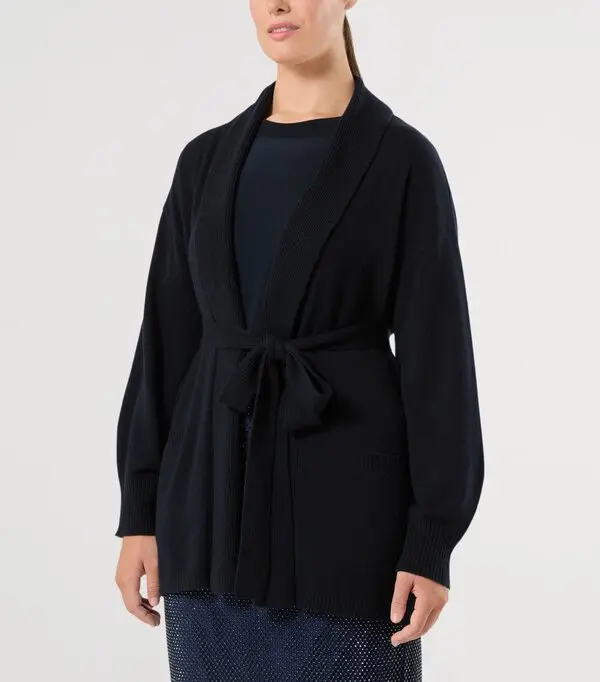 Marina Rinaldi Cashmere Belted Cardigan