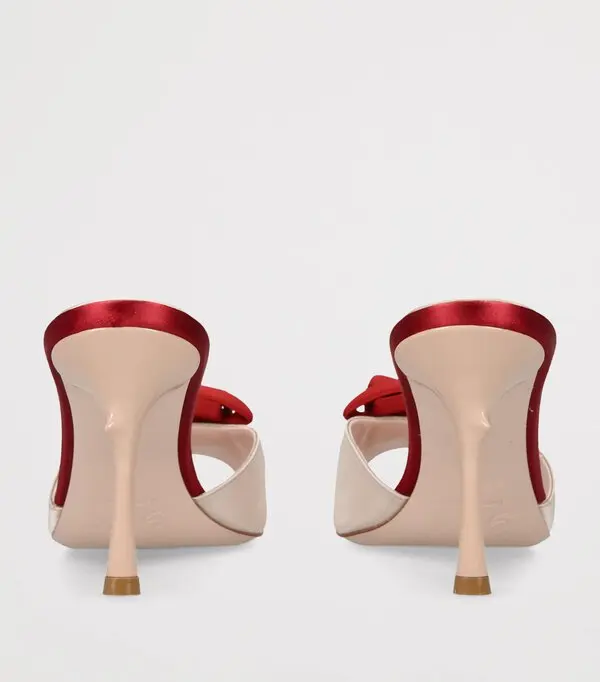 ROGER VIVIER Suede Rose Mules 85