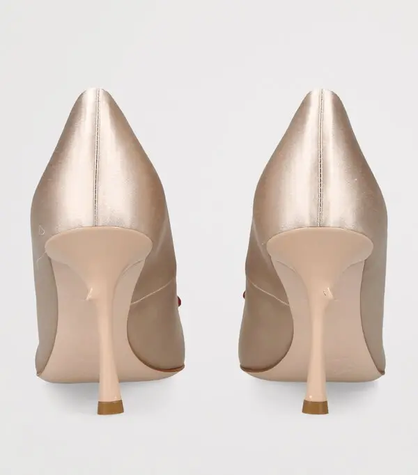ROGER VIVIER Satin Rose Pumps 85