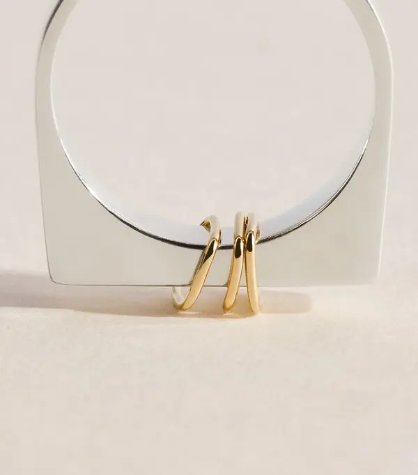 FYR Sterling And Yellow Gold Blaze Ring