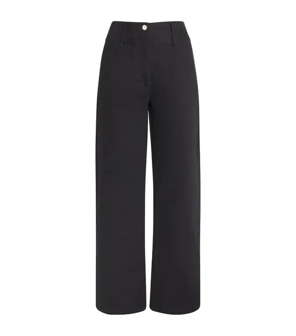 Claudie Pierlot High-rise Wide-leg Jeans - Black